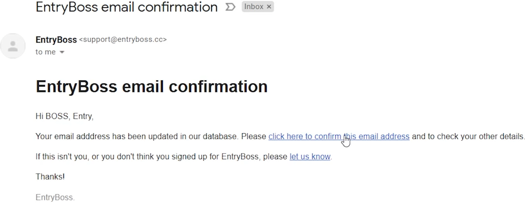 How to change the email of an account